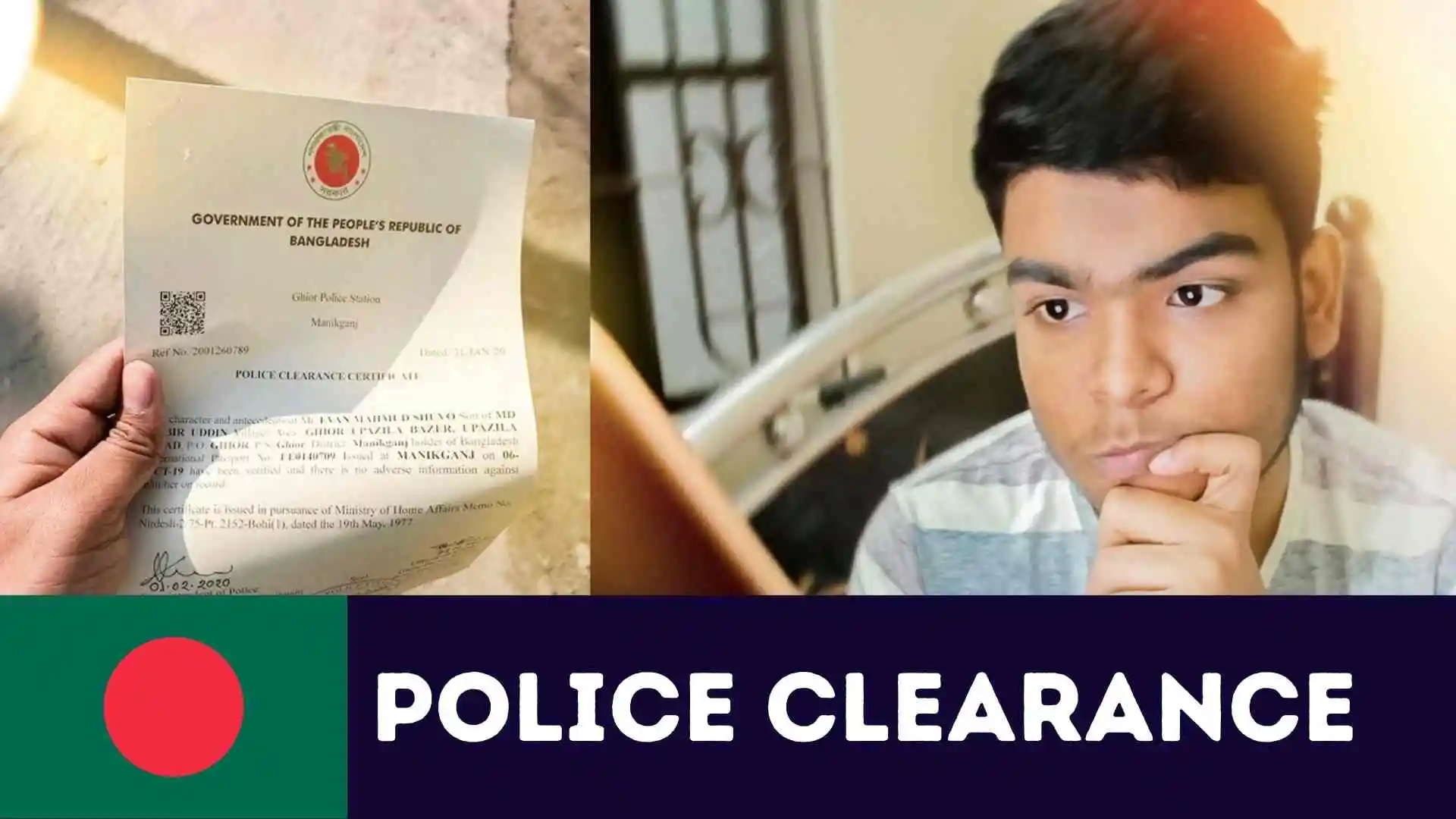 How To Get Police Clearance Certificate In Bangladesh?